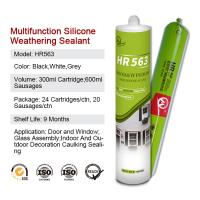 China Structural Silicone Sealant MH563 Neutral Clear Grey Black Color for Bathroom Glass Window Caulk 300ml for sale