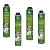 China Polyurethane PU Foam Adhesive Sealant for Construction Windows Door Frames High Expanding Soundproof 750ml for sale
