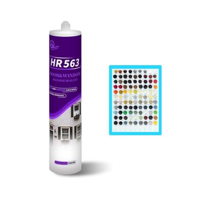 China 590ml Transparent Silicone Sealant Weatherproof Roof Gutter Metal Leak Proof Industrial Grade for sale