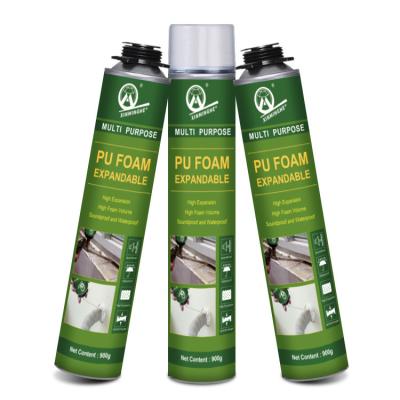 China MH PU Foam Gap Filler Expanding Polyurethane for Window and Door Installation -40°C to +90°C for sale
