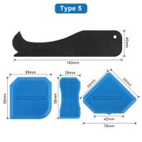 China Plastic Metal Caulk Tool with 4 Interchangeable Silicone Pads for Grout Removal and Sealant Finishing for sale