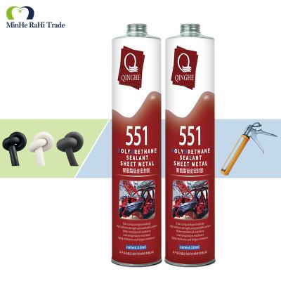 China MH551 PU Sealant Black Waterproof Adhesive 600% Elongation for Construction Metal Wood Window Door for sale