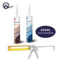 China MH6600 Silver Silicone Structural Sealant Waterproof Heat Resistant 0.9MPa Tensile for Plastic Metal for sale