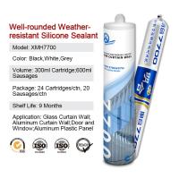 China MH7700 Neutral Silicone Sealant 300ml White Black Grey Transparent Beige Brown Mildew Proof Adhesive for sale