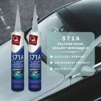 China MH571A Black Polyurethane Adhesive Sealant for Auto Glass Windshield Bus Marine Bonding 590ml for sale