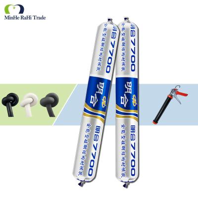China 590ml Neutral Silicone Sealant MH7700 Adhesive Sealant Weatherproof Glass Adhesive Low VOC for sale