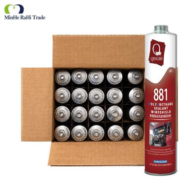 China MH881 Polyurethane Windshield Sealant 300ML 590ML Automotive Glass Urethane Elastomeric Adhesive for sale