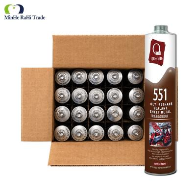 China MH551 PU Sealant Anti-Aging Odorless for Automobile Body Bonding Sheet Metal Weld Joints 600% Elongation for sale
