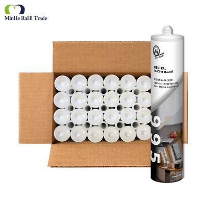 China MH995 Neutral Silicone Sealant 590ML Waterproof Roof Window Caulking 12 Months Shelf Life for sale
