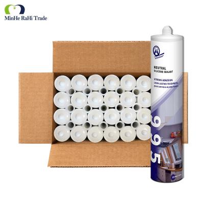 China MH995 RTV Silicone Sealant Transparent Waterproof for Window Sealing 300ml Cartridge for sale