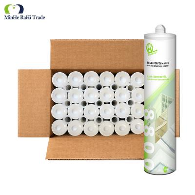 China MH8800 Structural Silicone Sealant Fast Cure High Bonding Strength 590ML for Exterior Door Window Gap for sale