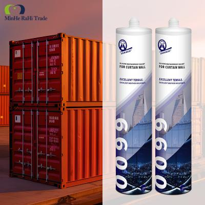 China Structural Silicone Sealant Neutral Adhesive 590ml High Elasticity Weatherproof Caulking for Curtain Wall Sealing for sale