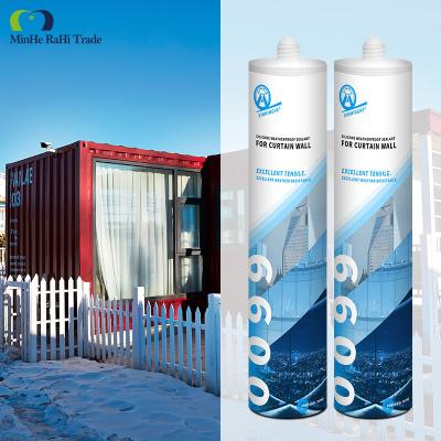 China Construction Silicone Sealant MH6600 Quick Dry 590ML Outdoor Aluminum Metal Roof Leak Container House Mastic for sale