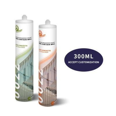 China MH7700 Structural Silicone Sealant 290ml for Construction Glass Curtain Wall Roof Waterproof Adhesive for sale