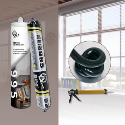 China Structural Silicone Sealant 590ml Weatherproof Adhesive for Building Walls Woodwork Window Joint Sealing for sale