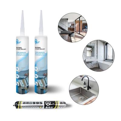 China Clear Neutral RTV Silicone Caulking Joint Sealant MH995 300ML for Windows Doors Waterproof Insulating Adhesive for sale