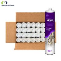 China 300ml White Clear Black RTV Silicone Sealant Water Resistant for Curtain Wall 100% Silicone for sale