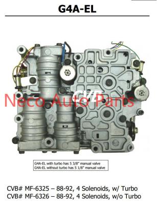 China Auto transmission G4AEL sdenoid valve body good quality used original parts for sale