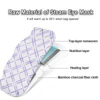 China Self Heating Steam Eye Mask Warm Sleep Instant Eye Mask Custom for sale