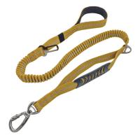 China Nylon Neoprene Padded Strong Dog Lead Soft Handle Shock Absorbing Bungee Dog Harness for sale