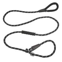 China Integrated Pet Collar Leash Cotton Explosion Proof Dash Dog Rope Lengthen Choke Chain for sale