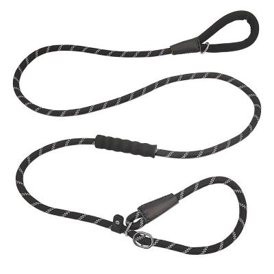 China Integrated Pet Collar Leash Cotton Explosion Proof Dash Dog Rope Lengthen Choke Chain for sale