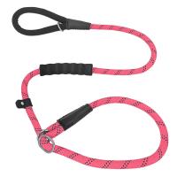 China Integrated Pet Collar Leash Cotton Explosion Proof Dash Dog Rope Lengthen Choke Chain for sale