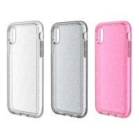 China multi color IphoneX Series Clear Phone Case Protective With Flash Dots for sale