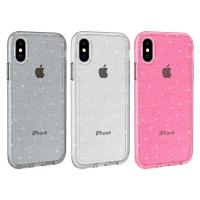 China multi color IphoneX Series Clear Phone Case Protective With Flash Dots for sale