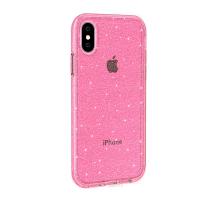 China multi color IphoneX Series Clear Phone Case Protective With Flash Dots for sale