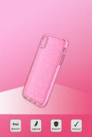 China multi color IphoneX Series Clear Phone Case Protective With Flash Dots for sale