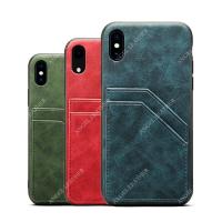 China Customized Logo IPhone 6 6S 5 5S 7.1cm Genuine Leather Cases for sale