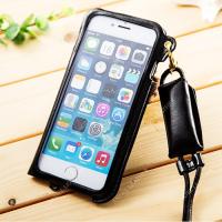 China PU leather Impact IPhone 7 8 key chain pouch Mobile Phone Safety Cover for sale
