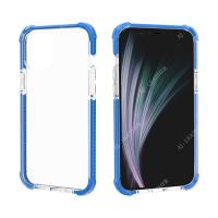 China Translucent Blue Iphone12 Series PMMA Clear Mobile Phone Cases for sale