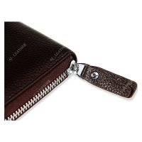 China Leather Hold Money 19cm Personalized Zipper Wallet for sale