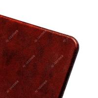 China Brown Genuine Leather 245mm  Office Stationery Holder for sale