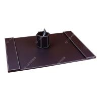 China Genuine Leather Mouse Pad 60cm Office Stationery Holder for sale