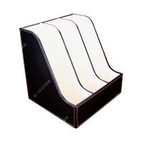 China Flat Leather Document 32cm Office Stationery Holder for sale