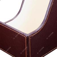 China Flat Leather Document 32cm Office Stationery Holder for sale