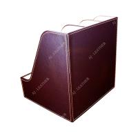 China Flat Leather Document 32cm Office Stationery Holder for sale