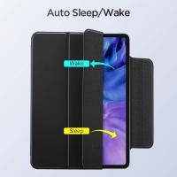 China Magnetic Black TPU Ultra Lightweight Smart Folio Cover for sale
