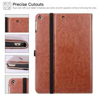 China Flip Leather Folding Stand Cover 24cm Tablet Protective Cases for sale