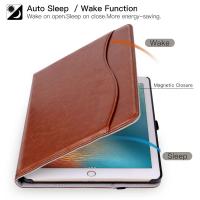 China Flip Leather Folding Stand Cover 24cm Tablet Protective Cases for sale