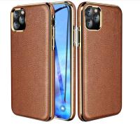China Flip Genunine Leather 6.1 Inch Protective Iphone Cases for sale