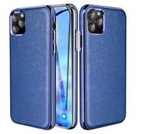 China Flip Genunine Leather 6.1 Inch Protective Iphone Cases for sale
