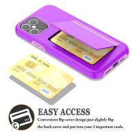 China Card Holder IPhone11 3in1 TPU Smartphone Protective Cases for sale