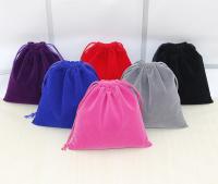 China Velvet Braid Strap 25cm Marketing Gift Bags for sale