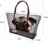 China Neoprene Canvas Zipper 49cm Luxury Lady Bags for sale