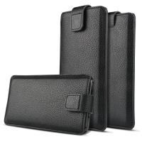 China Pull Tab Soft Flexible OEM Genuine Leather Cases for sale