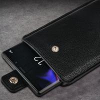 China Pull Tab Soft Flexible OEM Genuine Leather Cases for sale